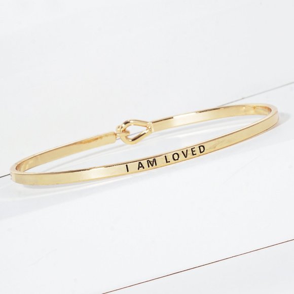 Pink Lemonade Jewelry | Jewelry | I Am Loved Engraved Inspirational ...